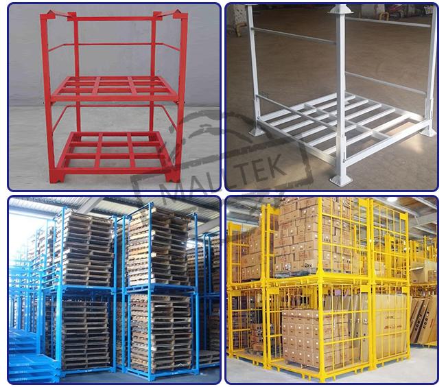 Contenitori di pallet impilabili pieghevoli rigidi